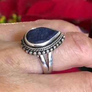 Samuel B. | Jewelry | Sterling Silver 925 Sapphire Ring | Poshmark